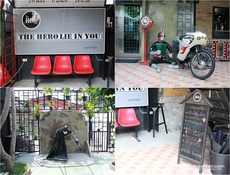 พักทานของหวานกับเหล่าบรรดาซุปเปอร์ฮีโร่ที่ "The Hero Cafe" | PaaPaii.com