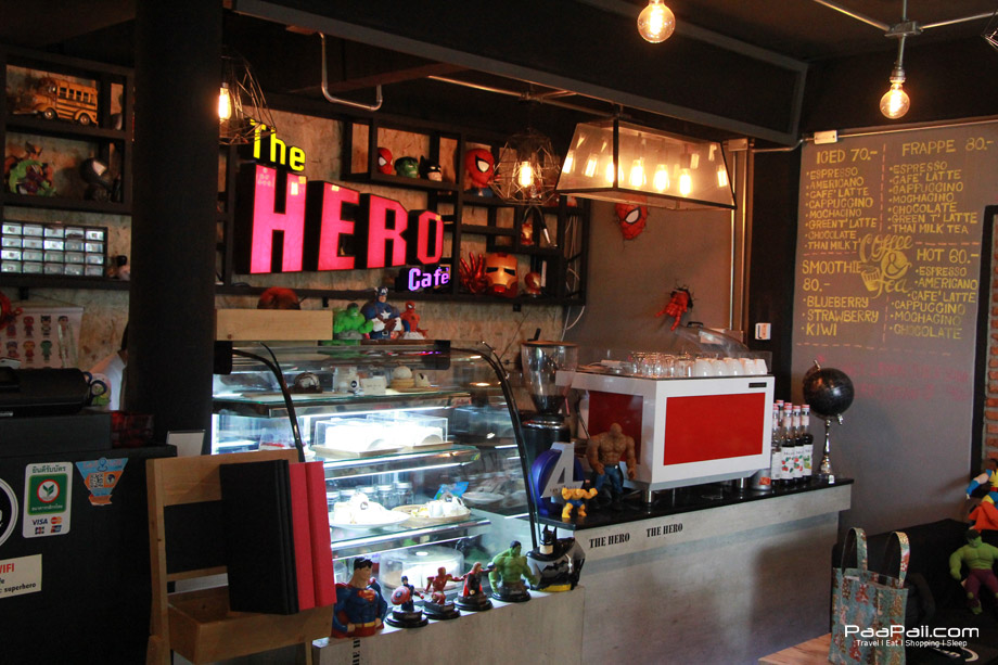 พักทานของหวานกับเหล่าบรรดาซุปเปอร์ฮีโร่ที่ "The Hero Cafe" | PaaPaii.com