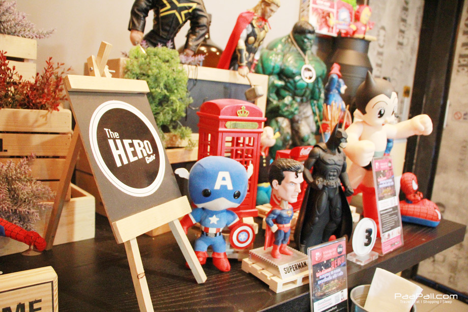 พักทานของหวานกับเหล่าบรรดาซุปเปอร์ฮีโร่ที่ "The Hero Cafe" | PaaPaii.com