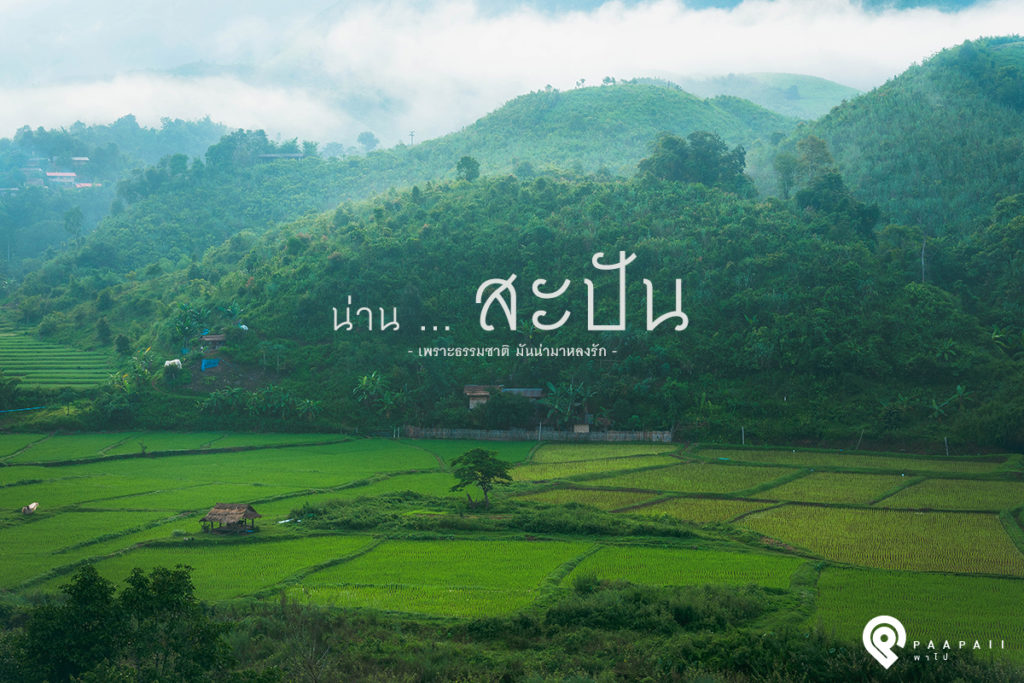 ธรรมชาติที่น่าดูชม ความเงียบสงบที่น่ามาสัมผัส @ สะปัน จ.น่าน | PaaPaii.com